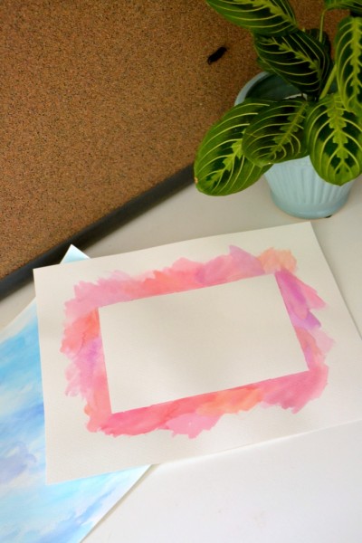 DIY: Turn Favorite Quotes into Art with a Watercolor Border