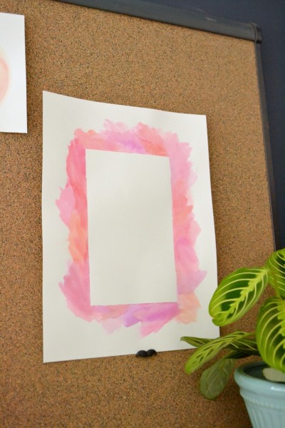 DIY: Turn Favorite Quotes into Art with a Watercolor Border