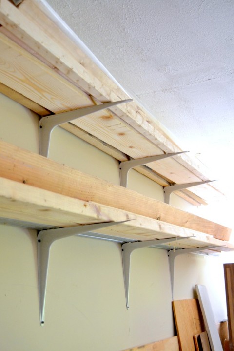Cheap and Easy DIY Lumber Storage Rack • Ugly Duckling House