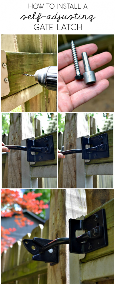 How to Install a Self-Adjusting Gate Latch • Ugly Duckling House