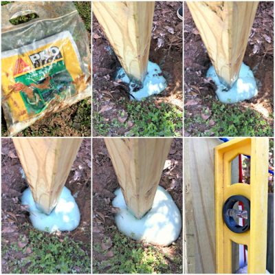 How NOT to Anchor a Fence Post - Expanding Foam Fence Post Mix Review