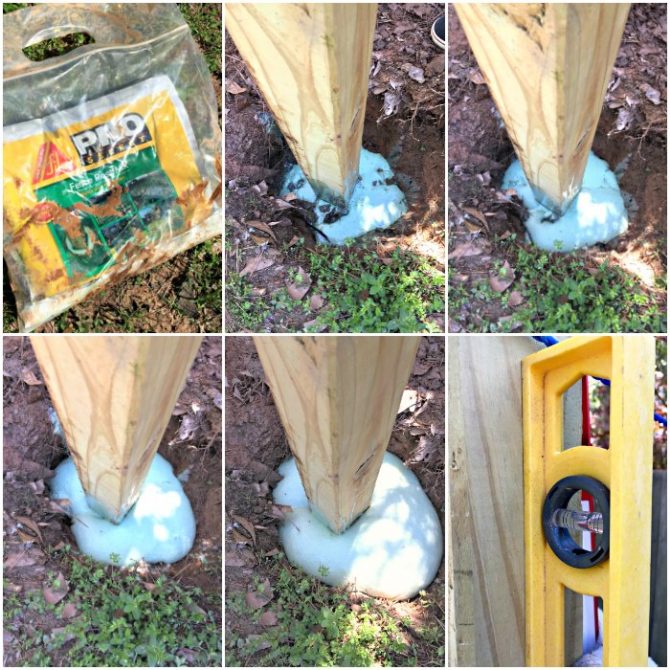 How NOT to Anchor a Fence Post - Expanding Foam Fence Post Mix Review