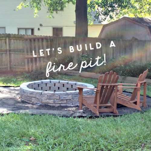 How to Build a Large Fire Pit in Your Backyard | Ugly Duckling House