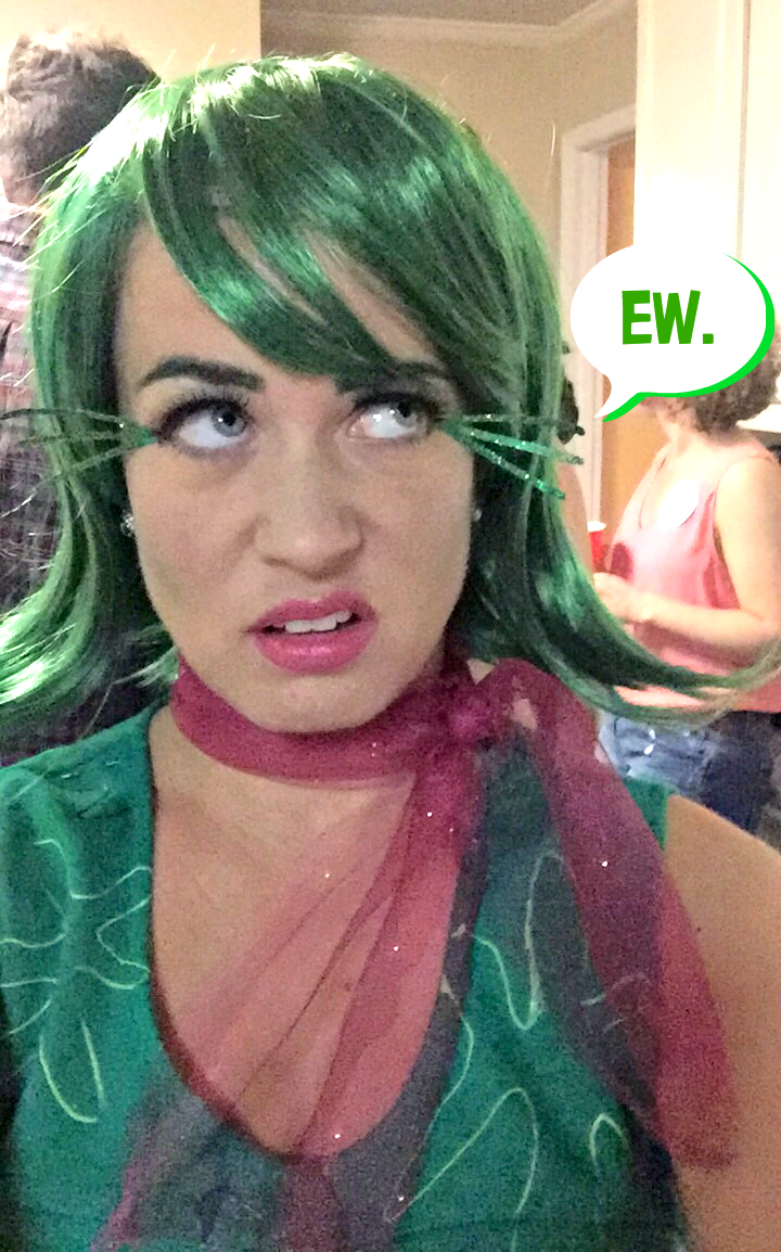 Darwin Bigelow - BLog: DIY Disgust Costume – Inside Out