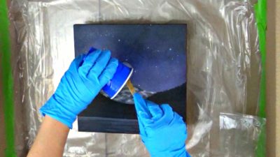How to Seal Art with Resin & Get a High Gloss Finish • Ugly Duckling House