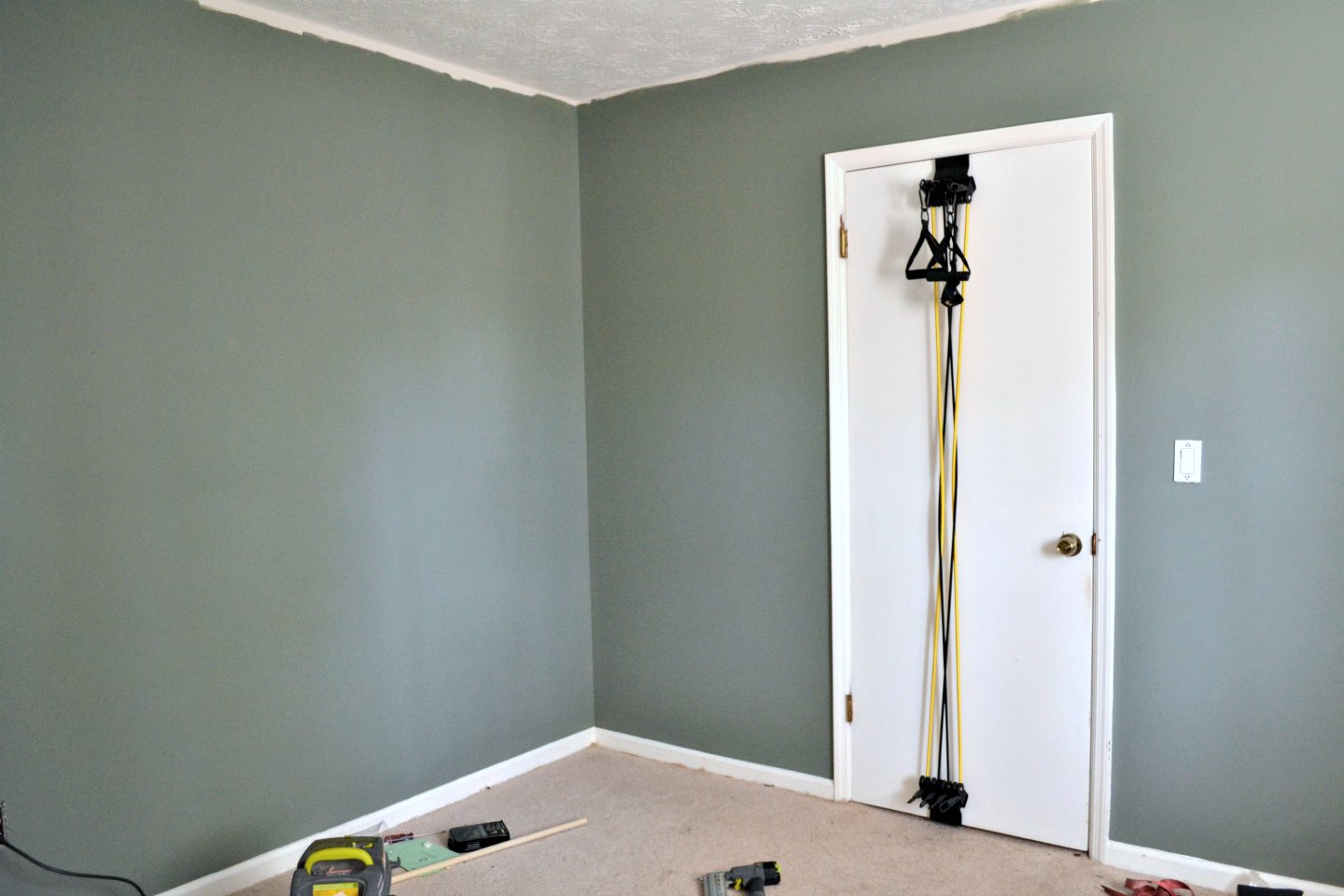 Dan Simmons: Dueling DIY: Dark Sage Green, Curtains, and Vlog #2