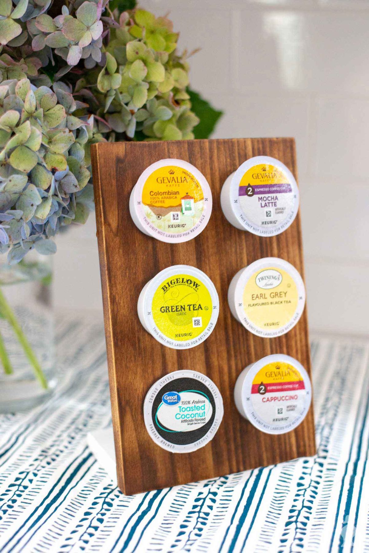 DIY K-Cup Holder | how to stain wood with FIRE! • Ugly Duckling House