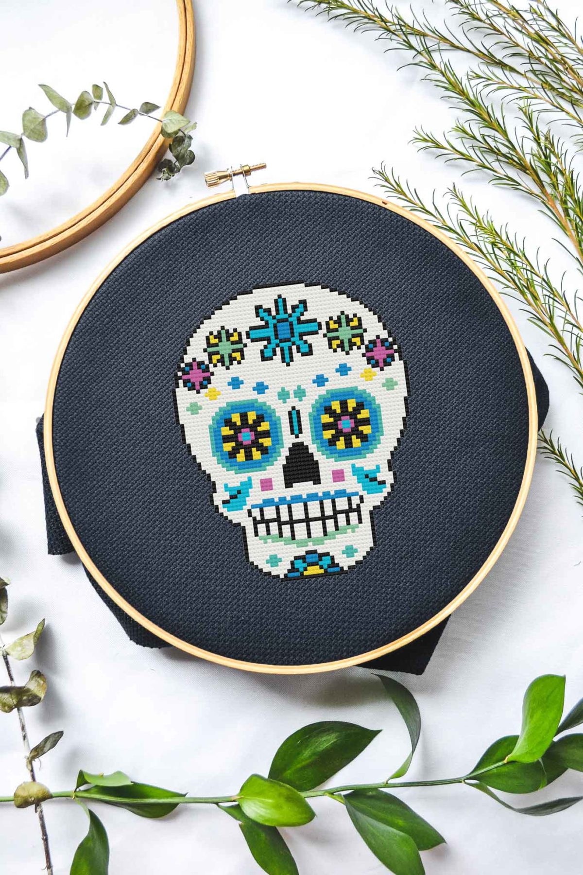 Sugar Skull | Cross Stitch Pattern • Ugly Duckling House