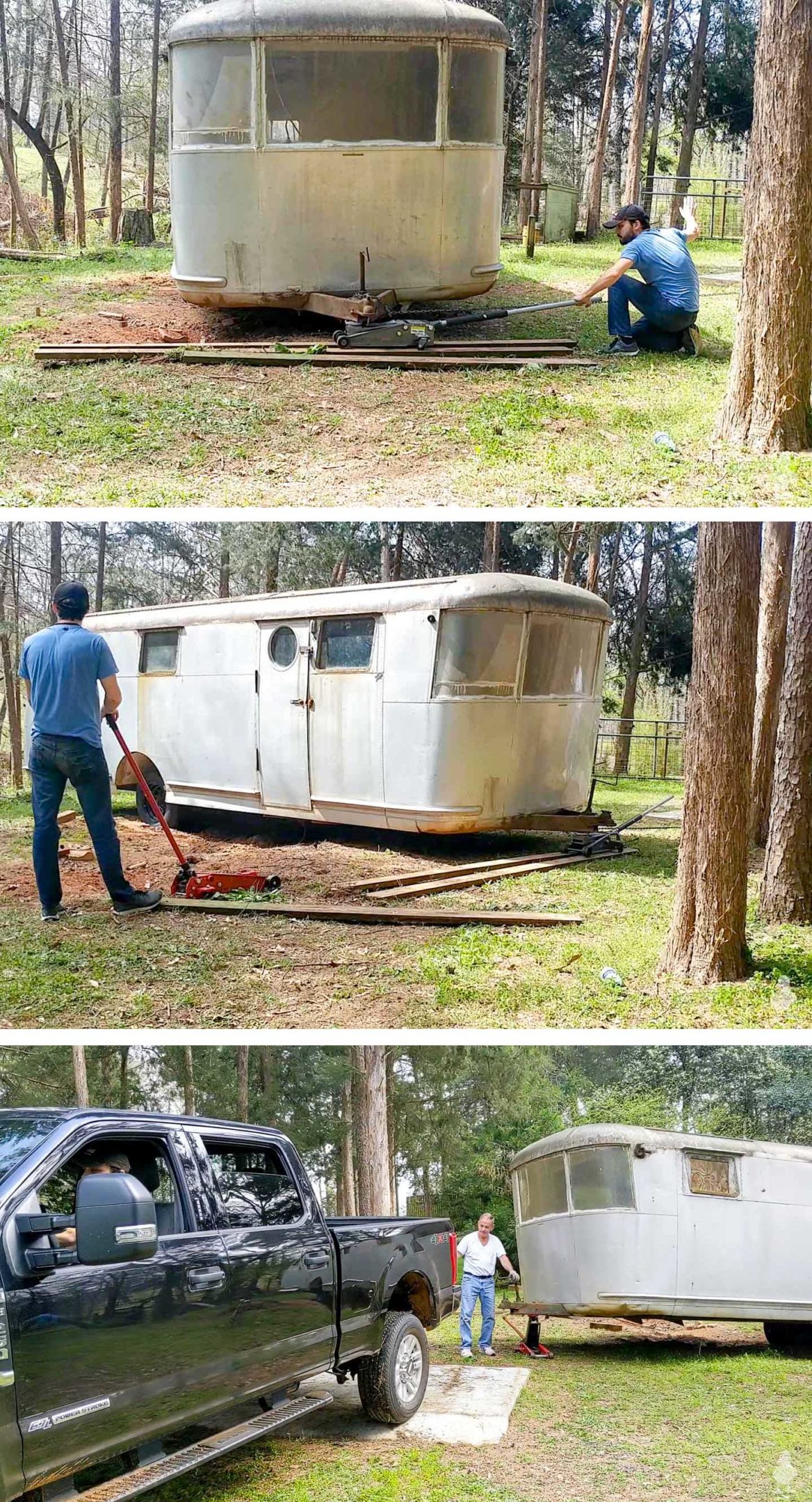 How to Move an Airstream or Vintage Trailer • Ugly Duckling House
