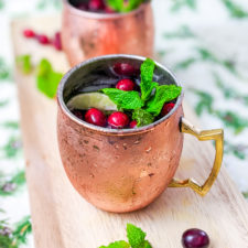 Spiced n' Sparkling Christmas Moscow Mule Recipe • Ugly Duckling House