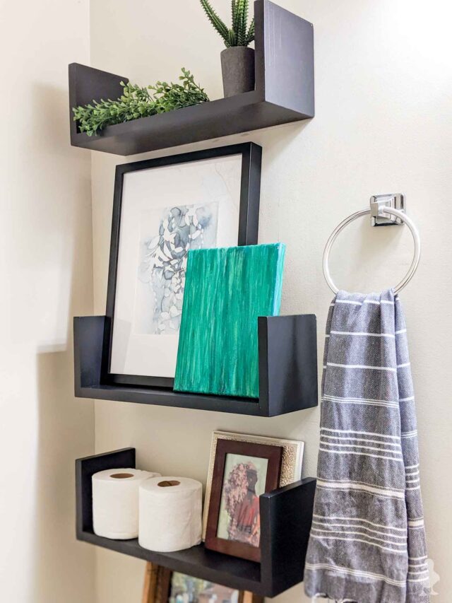 HOW TO MAKE "FLOATING U" WALL SHELVES • Ugly Duckling House