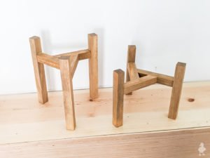 DIY Carved Hexagon Planter with Plant Stand • Ugly Duckling House