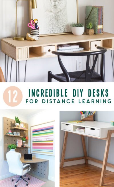 12 Easy Desk Builds for Distance Learning • Ugly Duckling House