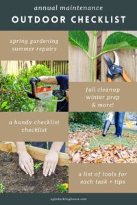 101: Outdoor Maintenance Checklist and Tool Basics • Ugly Duckling House