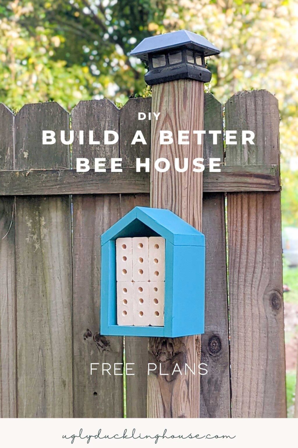 How to Build a Better Bee House That Works • Ugly Duckling House