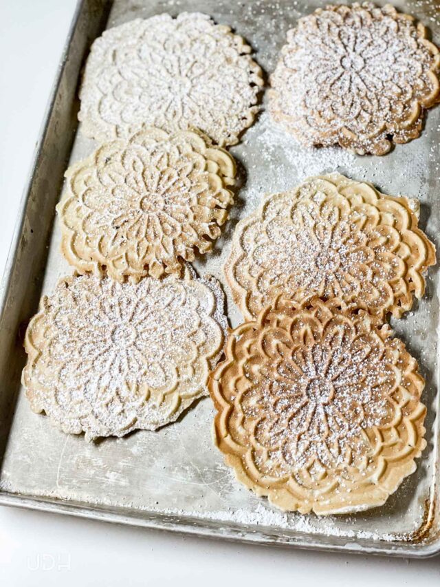 Classic Italian Pizzelle Cookies (Family Recipe) • Ugly Duckling House