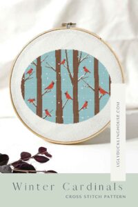 Cardinals | Cross Stitch Pattern • Ugly Duckling House